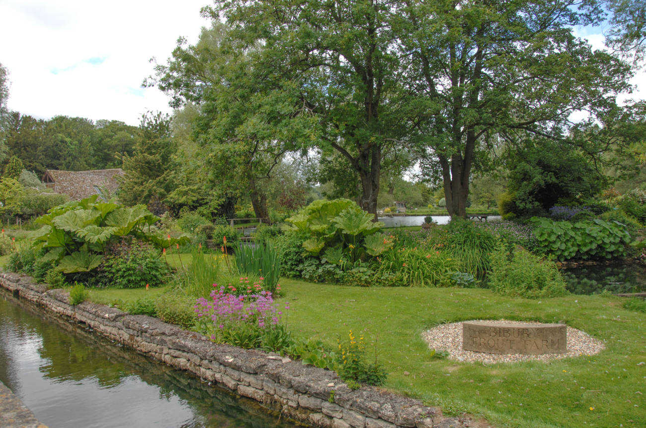 Bibury Trout Farm, a working trout farm