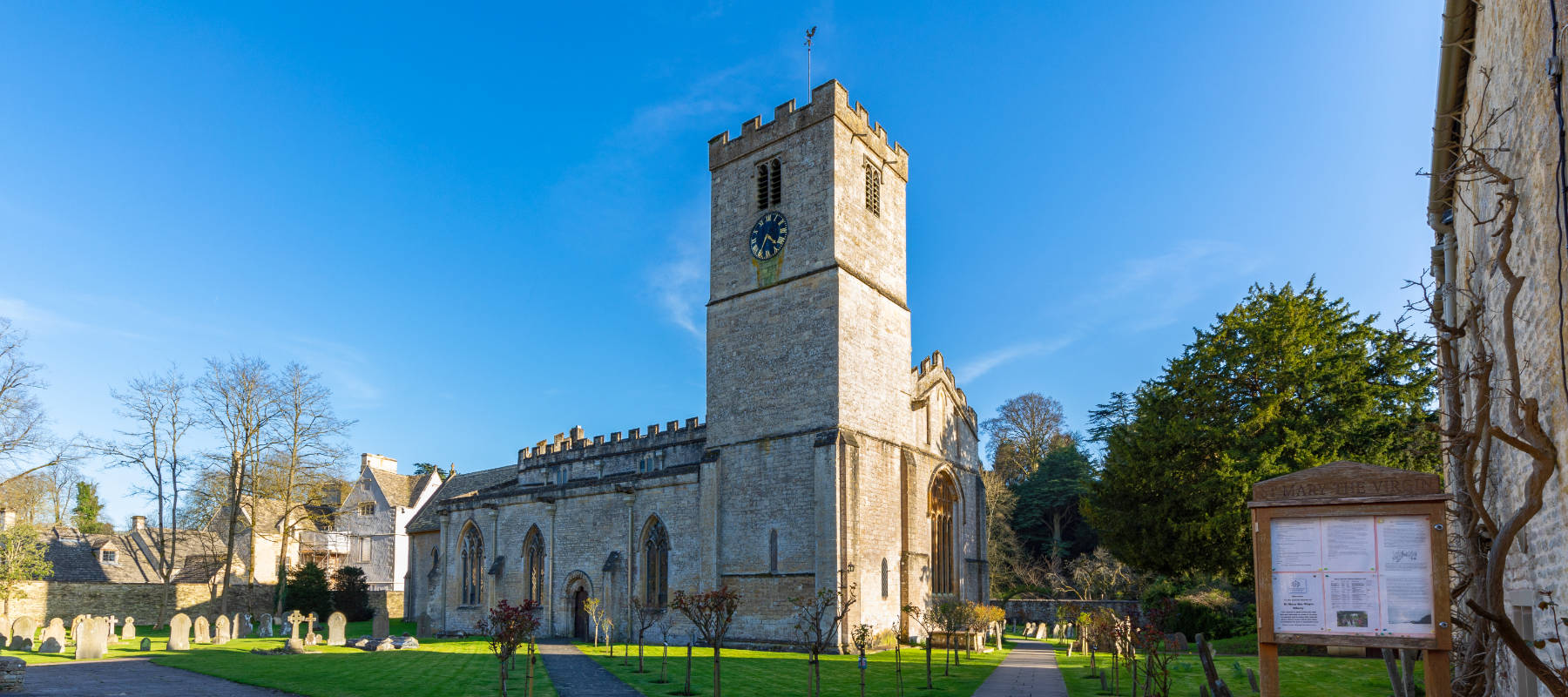 St. Mary's Church in Bibury - Information and church photos